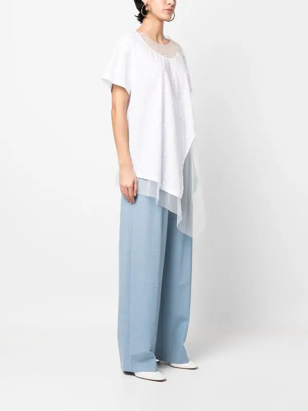 Viktor & Rolf Floating Time Mesh-panel T-shirt - White