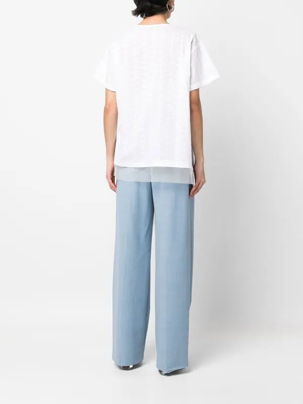 Viktor & Rolf Floating Time Mesh-panel T-shirt - White
