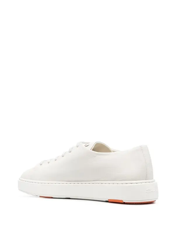 Santoni Embossed-logo Tongue Low-top Sneakers
