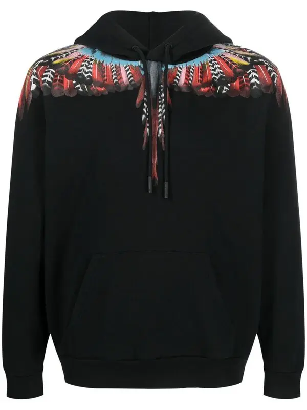 COUNTY OF MILAN Organic Cotton Grizzly Wings Hoodie