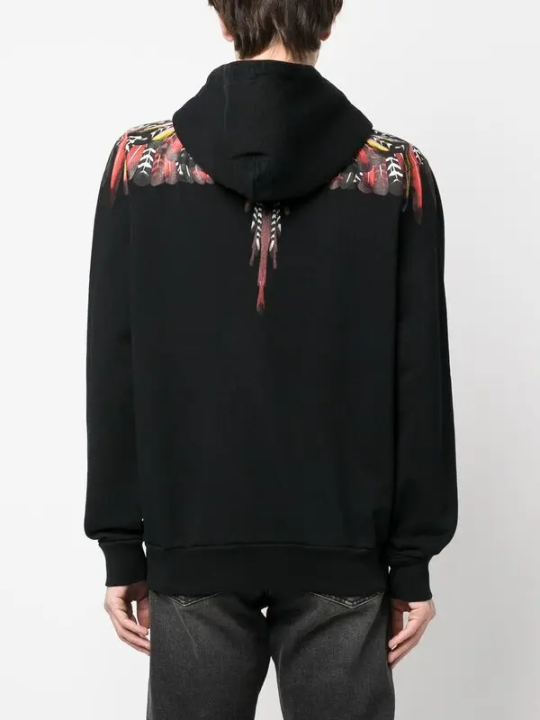 COUNTY OF MILAN Organic Cotton Grizzly Wings Hoodie