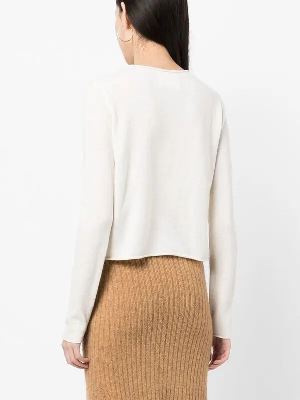 LISA YANG Ida Cashmere Jumper - White