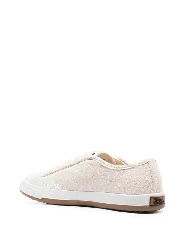 VIVIENNE WESTWOOD Logo-print Low-top Sneakers - Neutrals