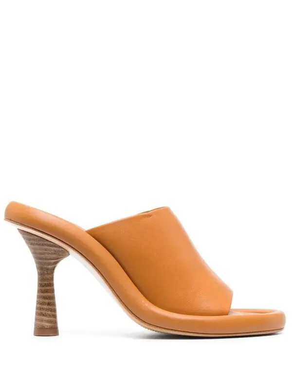 PALOMA BARCELO 110mm Leather Open-toe Sandals
