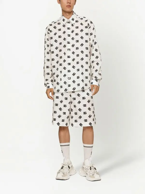 Dolce & Gabbana Dg Monogram Cotton Shirt
