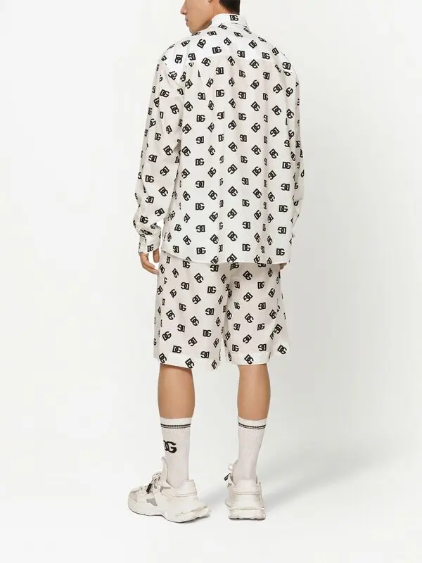 Dolce & Gabbana Dg Monogram Cotton Shirt