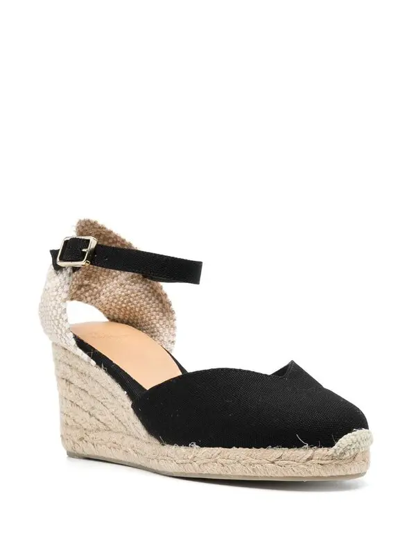 CastaÑer Chiarita Wedge Espadrilles - Black