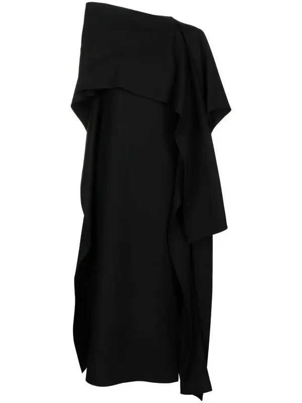 Valentino Garavani Draped Midi Dress