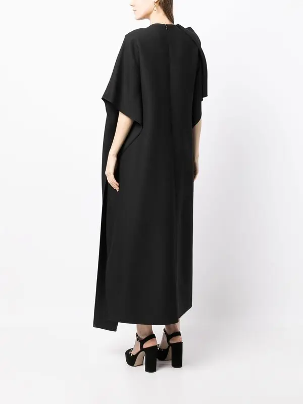 Valentino Garavani Draped Midi Dress