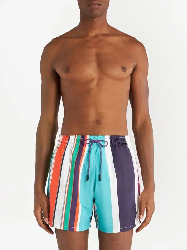 Etro Striped Swim Shorts