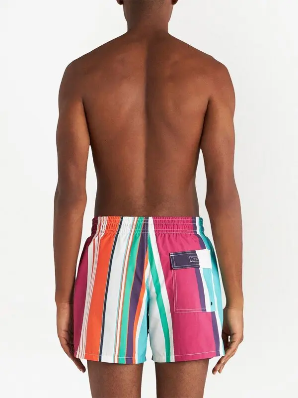 Etro Striped Swim Shorts