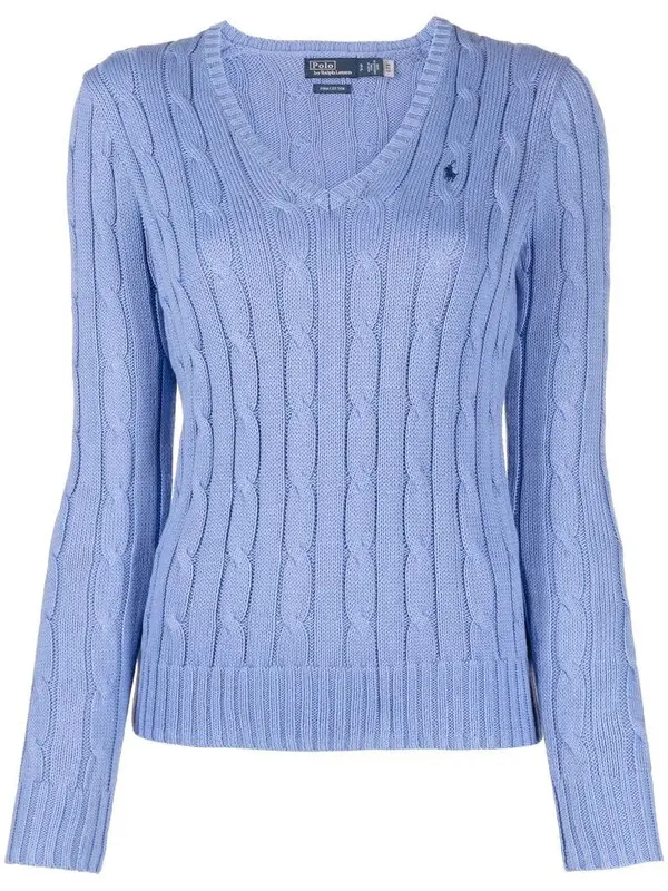 Polo Ralph Lauren Cable-knit V-neck Sweater