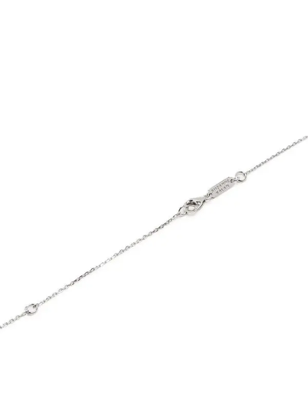 SUZANNE KALAN 18kt White Gold Diamond And Sapphire Necklace