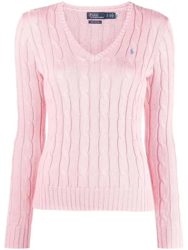 Polo Ralph Lauren Cable-knit V-neck Sweater