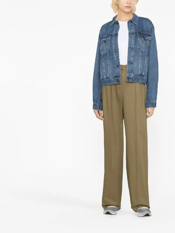 Polo Ralph Lauren Cropped Denim Jacket - Blue
