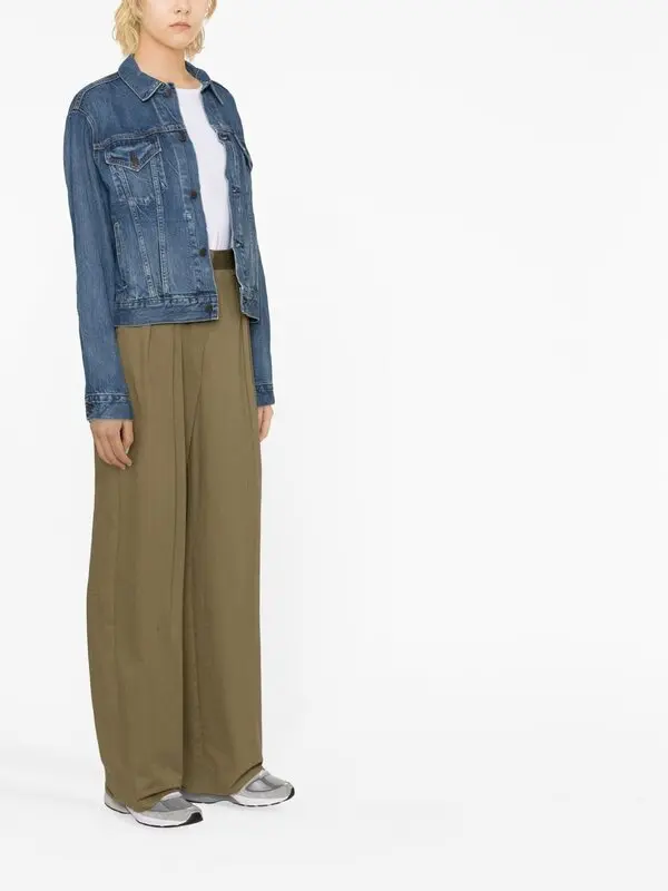 Polo Ralph Lauren Cropped Denim Jacket - Blue