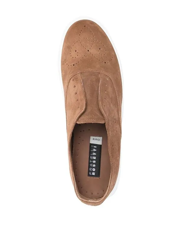 Fratelli Rossetti Punch-hole Leather Sneakers