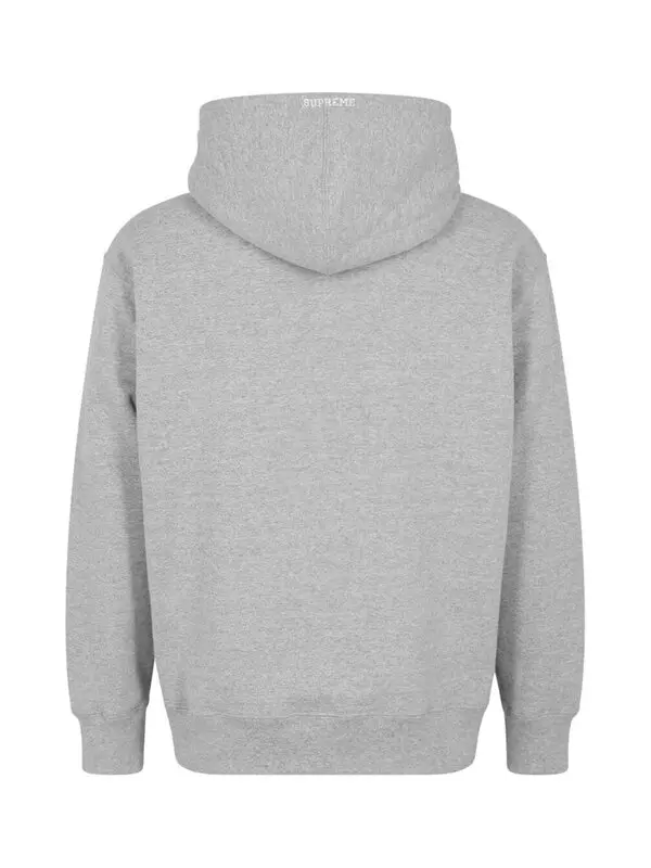 Supreme S Logo Drawstring Hoodie - Grey
