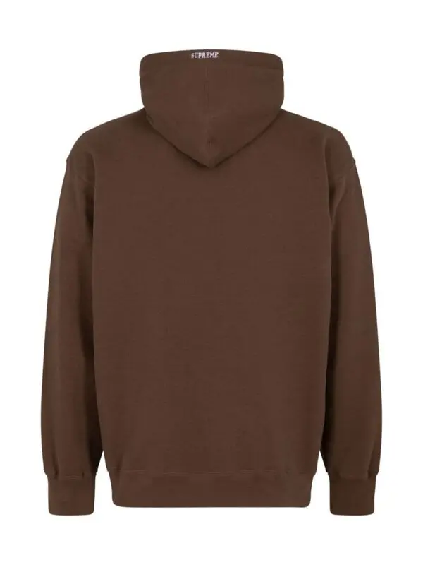 Supreme Logo Hoodie - Brown
