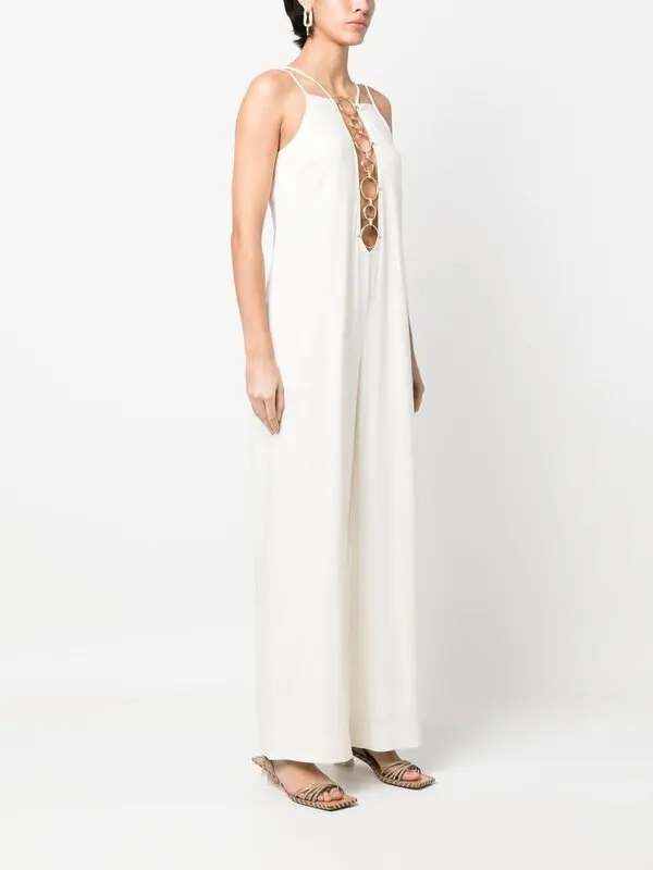 Cult Gaia Raye Linen-blend Jumpsuit