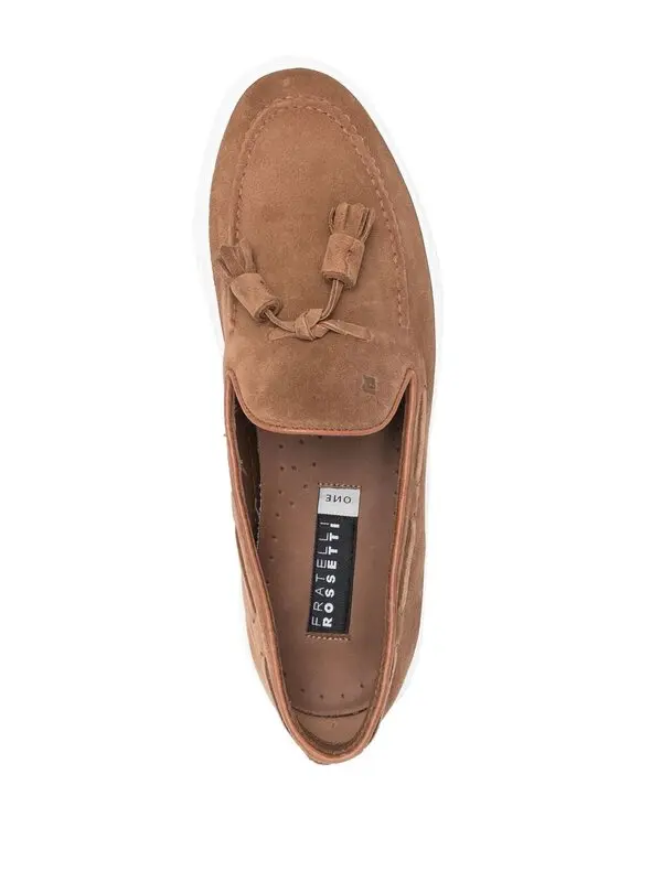 Fratelli Rossetti Tassel-detail Leather Boat Shoes