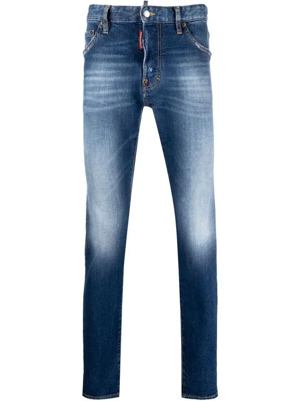 Dsquared2 Slim-cut Five-pocket Jeans - Blue