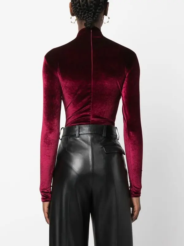 ATU BODY COUTURE Velvet Bodysuit - Red