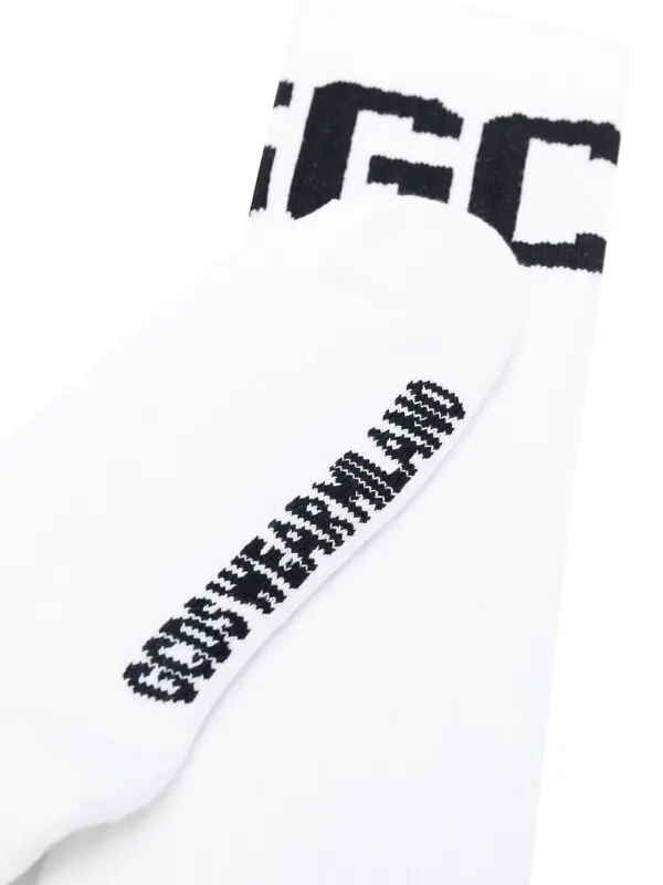 Gcds Intarsia-knit Mid-calf Socks