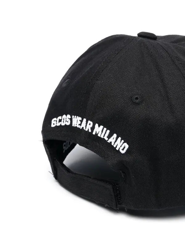 Gcds Embroidered Logo Baseball Cap - Black