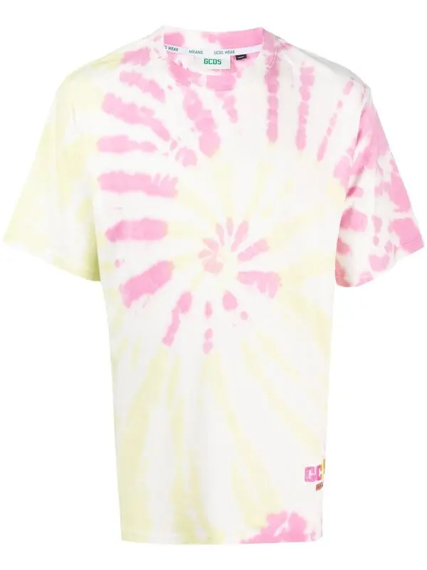 Gcds Tie-dye Print T-shirt