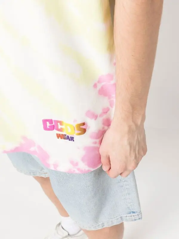 Gcds Tie-dye Print T-shirt