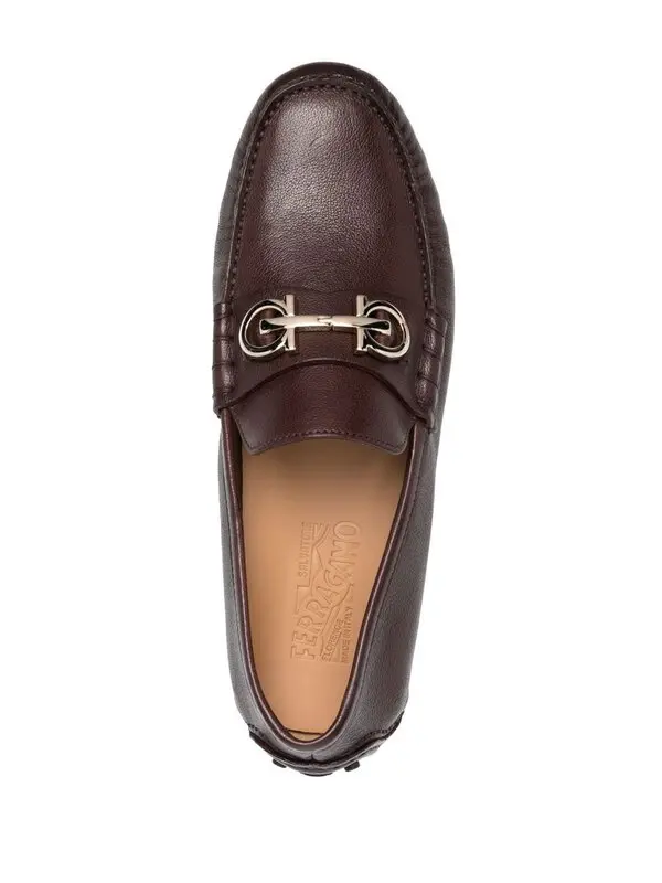 FERRAGAMO Horsebit Leather Loafers