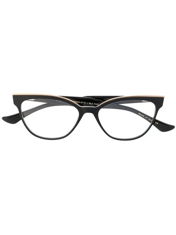 Dita Lightweight Cat Eye Eyeglasses - Black