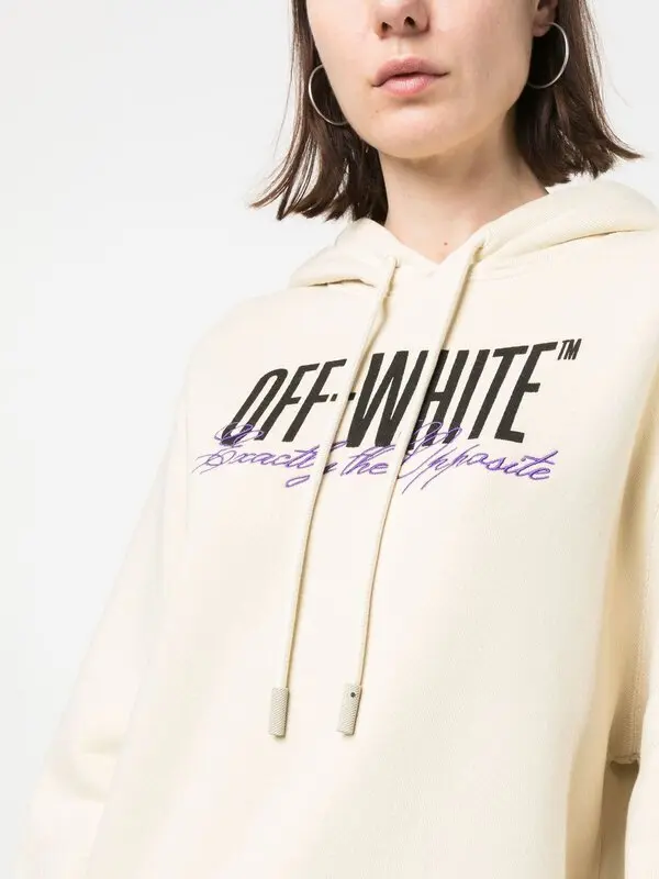 Off-White Big Logo Opposite-print Hoodie