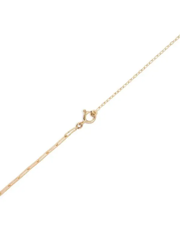 Yvonne Léon 18kt Yellow Emerald Heart Necklace