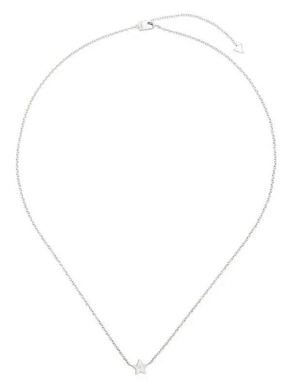 MARIA TASH 18kt White Gold Star Diamond Necklace