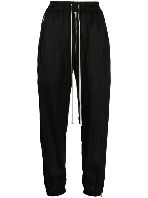 Rick Owens Tapered Drawstring Track Trousers