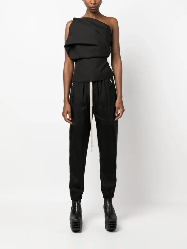 Rick Owens Tapered Drawstring Track Trousers