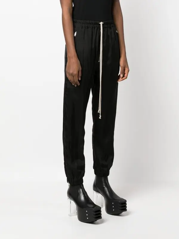 Rick Owens Tapered Drawstring Track Trousers