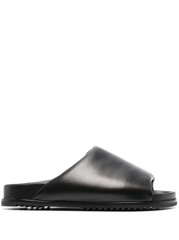 Rick Owens Granolas Padded Slides - Black