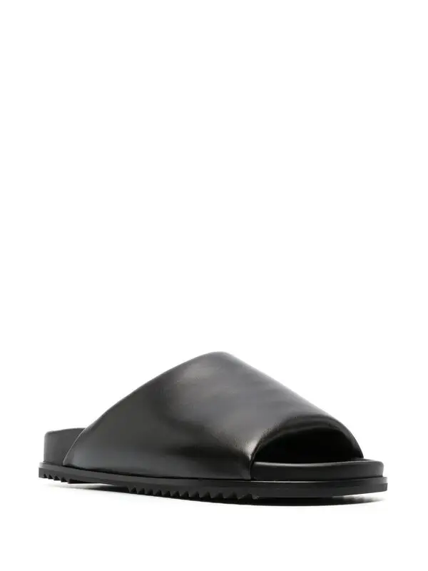 Rick Owens Granolas Padded Slides - Black