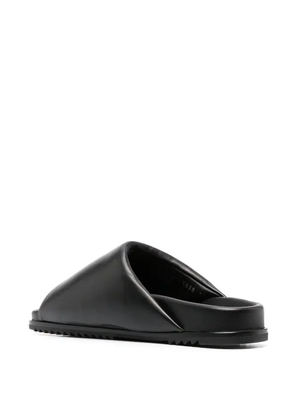 Rick Owens Granolas Padded Slides - Black