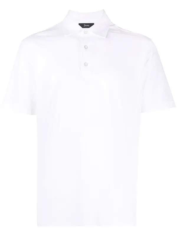 Herno Short-sleeved Polo Shirt - White