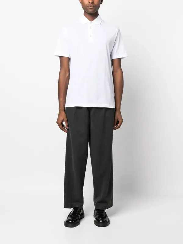 Herno Short-sleeved Polo Shirt - White