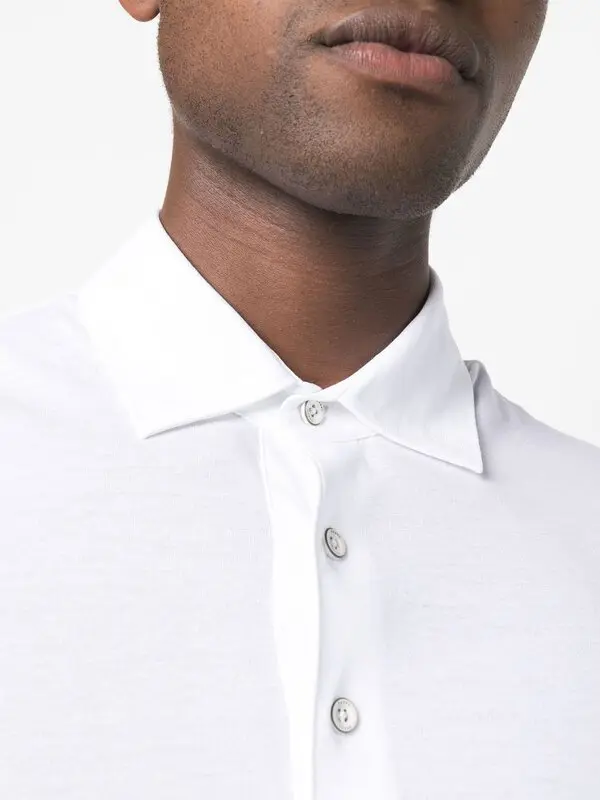 Herno Short-sleeved Polo Shirt - White