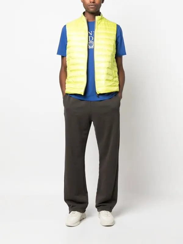 Herno Quilted Reversible Down Gilet - Yellow
