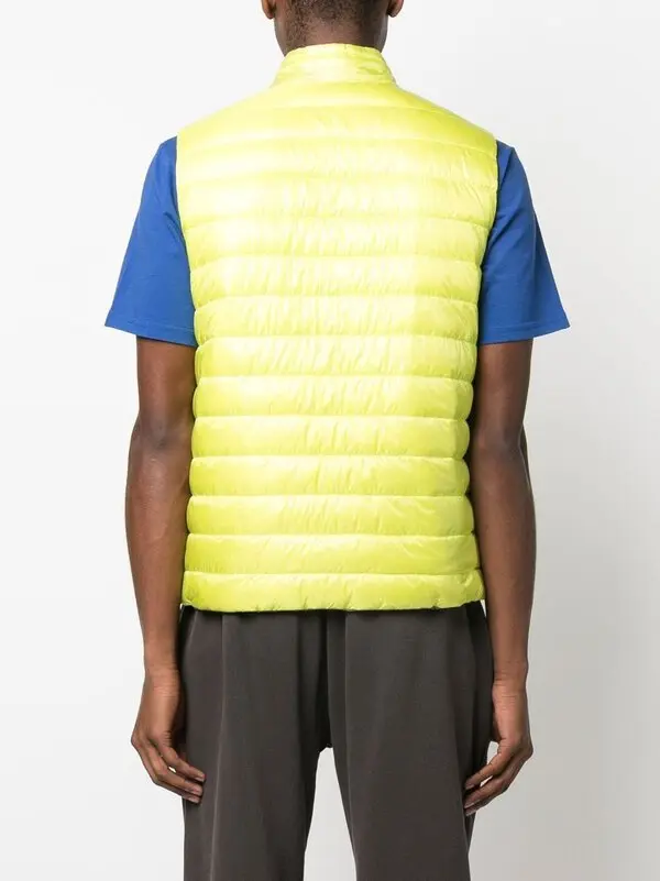 Herno Quilted Reversible Down Gilet - Yellow