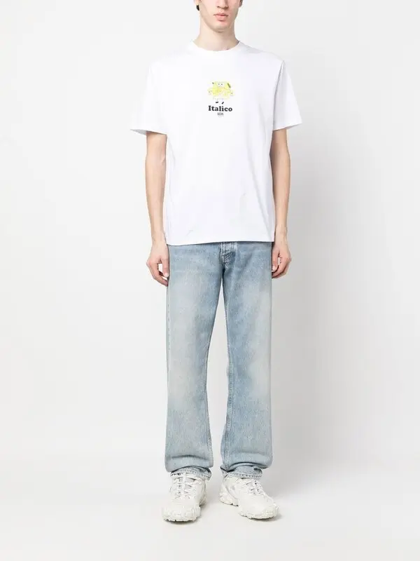 Gcds Graphic-print T-shirt - White