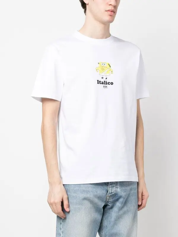 Gcds Graphic-print T-shirt - White