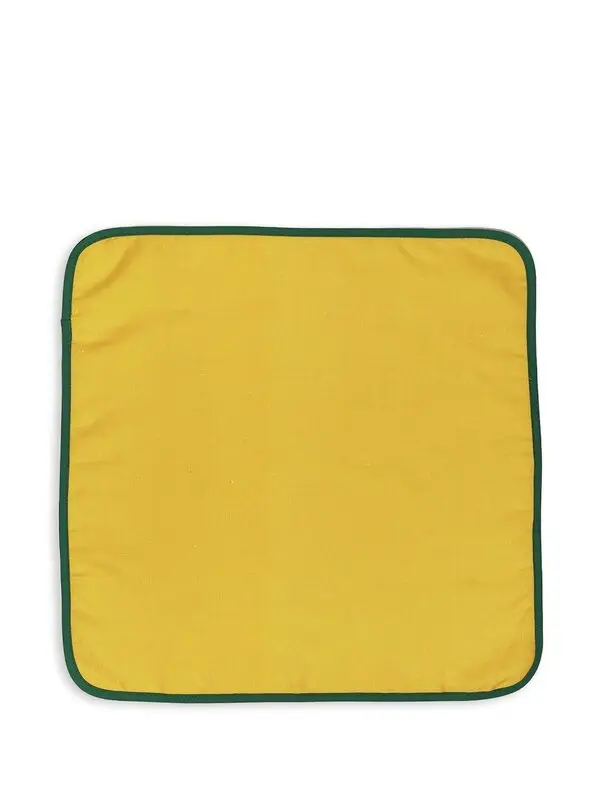 La DoubleJ Set Of Two Linen Napkins - Yellow